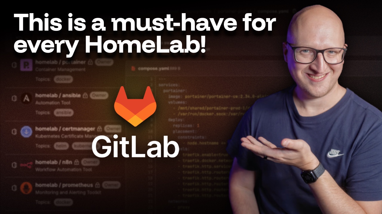 Self-hosting GitLab: A complete HomeLab deployment · Christian Lempa