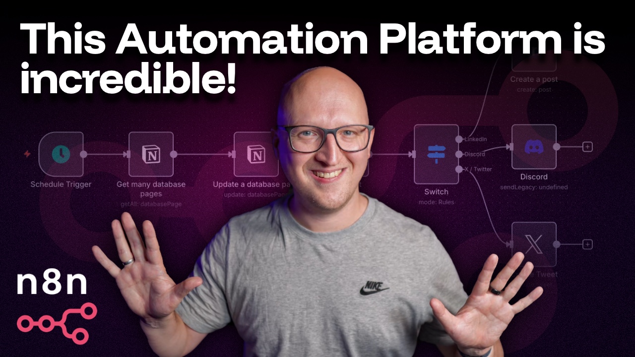 Self-hosted automation for EVERYTHING! // n8n Tutorial · Christian Lempa